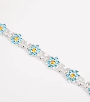 HATTON LABS Sterling Daisy Bracelet