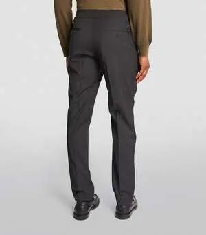 Sandro Wool-blend Tapered Trousers