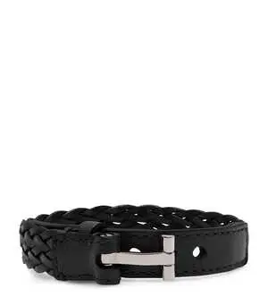TOM FORD Leather 't' Bracelet