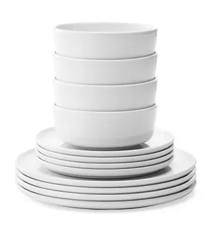 LSA INTERNATIONAL Porcelain Collective Dinnerware Set - White