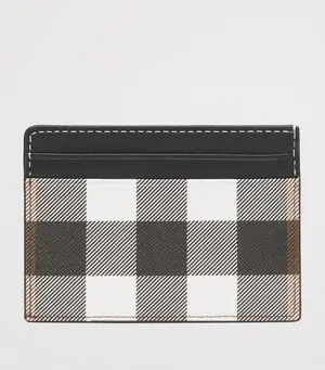Burberry Check Logo Card Holder