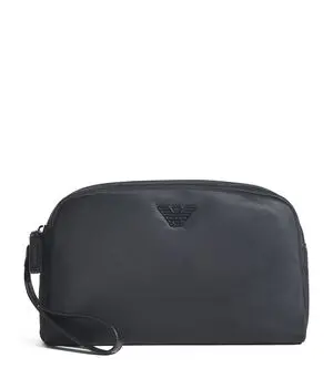 Emporio Armani Technical Wash Bag Black