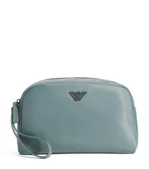Emporio Armani Technical Wash Bag - Green