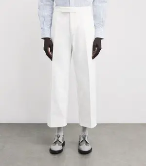 Thom Browne Cotton Twill Utility Trousers
