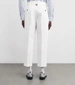 Thom Browne Cotton Twill Utility Trousers