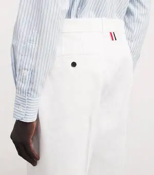 Thom Browne Cotton Twill Utility Trousers