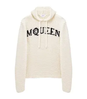 Alexander McQueen Knitted Logo Hoodie