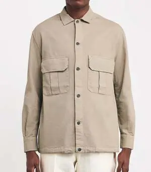 Barena Venezia Cotton Drawstring Overshirt