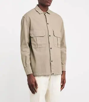 Barena Venezia Cotton Drawstring Overshirt