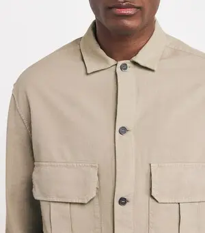 Barena Venezia Cotton Drawstring Overshirt