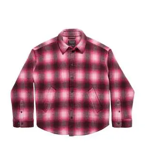 Balenciaga Wool Plaid Shirt Jacket