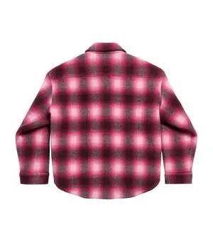 Balenciaga Wool Plaid Shirt Jacket