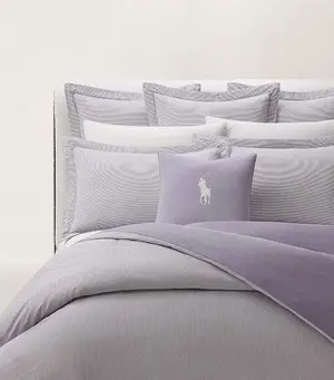 Ralph Lauren Oxford Chalet Duvet Cover - Purple