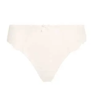 AUBADE Lace Danse Des Sens Tanga - Ivory