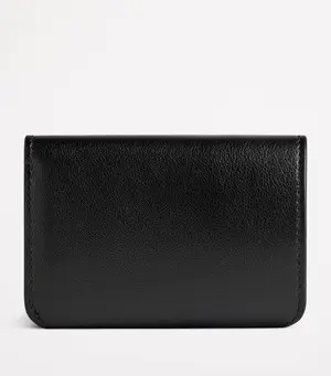 Balenciaga Mini Leather Cash 2.0 Trifold Wallet - Black