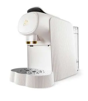 ALESSI L'or Barista Coffee Machine - White