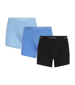 Calvin Klein Cotton Stretch Icon Boxer Briefs - Blue