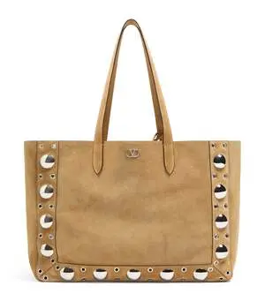 Valentino Garavani Nellcôte Large Tote Bag - Brown