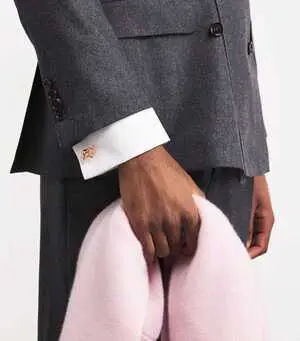 BABETTE WASSERMAN LONDON Rose Gold-plated Elephant Cufflinks