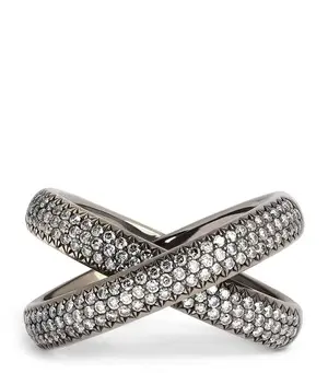 Eva Fehren Gold And Diamond Axis Ring