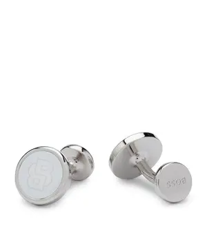 Hugo Boss Silver Tone Accessories For Men