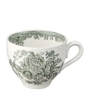 BURLEIGH Asiatic Pheasants Teacup And Saucer - Green