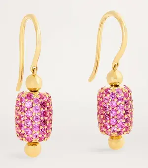 EMILY P. WHEELER Barrel Drop Earrings - Gold