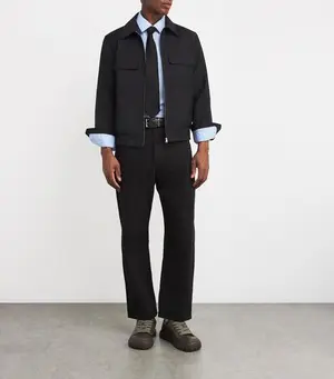 Sandro Silk Neck Tie - Black