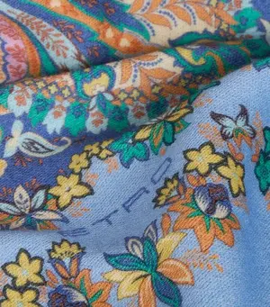 Etro Wool Iris Throw