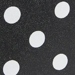 Comme Des Garçons Leather Polka-dot Card Holder - Black