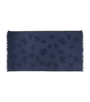 Vilebrequin Organic Cotton Santah Ronde Des Tortues Towel - Navy