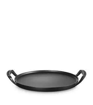 LE CREUSET Cast Iron Bbq Pizza Pan - Black