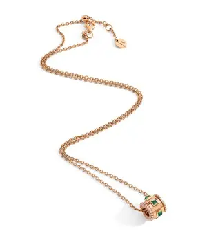 MARLI NEW YORK Diamond And Agate Life Necklace - Rose Gold