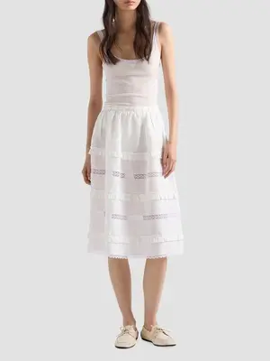 Prada Ribbed Cotton Top
