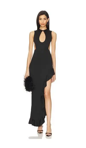 Superdown Frany Backless Maxi Dress