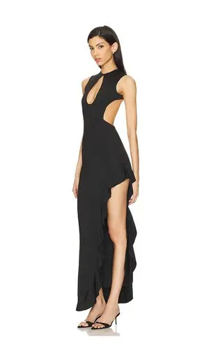 Superdown Frany Backless Maxi Dress