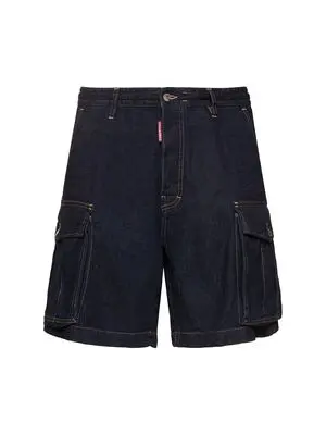Dsquared2 DSQUARED2 Denim Cargo Shorts - Navy