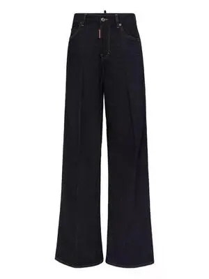 Dsquared2 Logo-tag Wide Leg Jeans