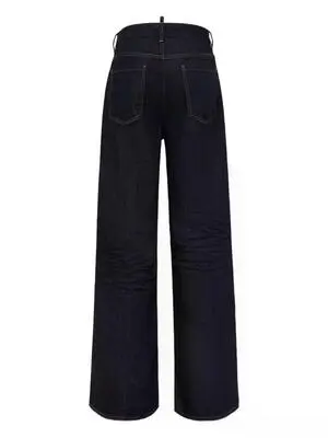 Dsquared2 Logo-tag Wide Leg Jeans