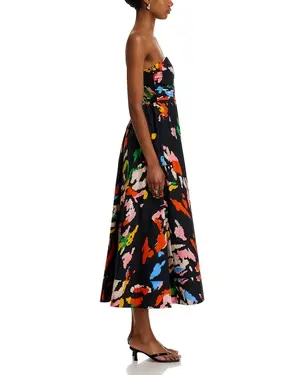 A.L.C. Tate Strapless Dress - Black Multi