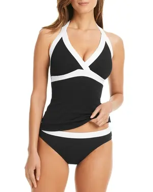 BLEU BY ROD BEATTIE Halter Tankini Top