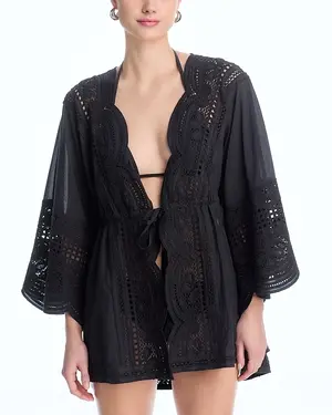 Ramy Brook Leilanni Cover-up Dress - Black