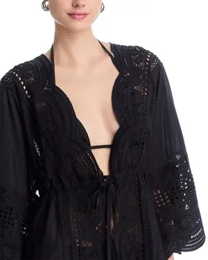 Ramy Brook Leilanni Cover-up Dress - Black
