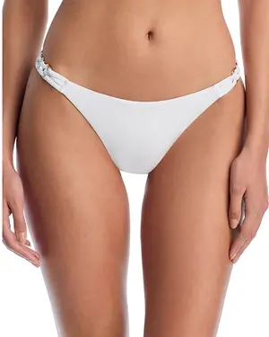 Ramy Brook Elli Bikini Bottom White