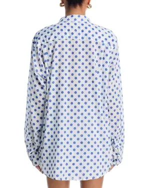 CONIGLIO PALM BEACH Classic Button Down Shirt - Pacific Dot