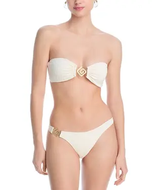 L*Space Aziza Hardware Bandeau Bikini Top