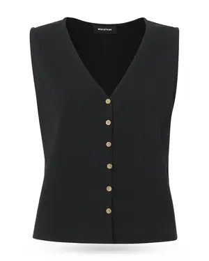 Whistles Button Rib Tank
