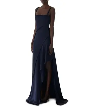 JASON WU Crepe Back Satin Slip Dress