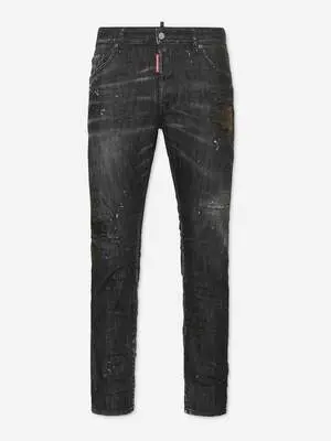Dsquared2 Straight Skater Jeans - Black