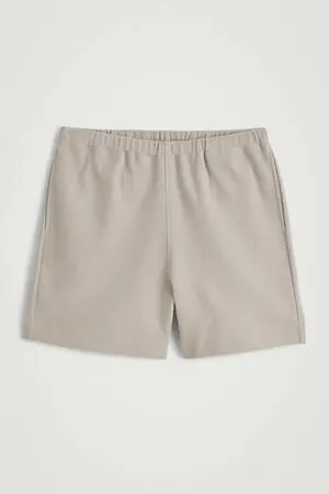 Cos Textured Cotton-jersey Shorts